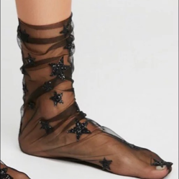 Lena Vie Boutique | Accessories | Sparkle Shine Black Star Tulle ...